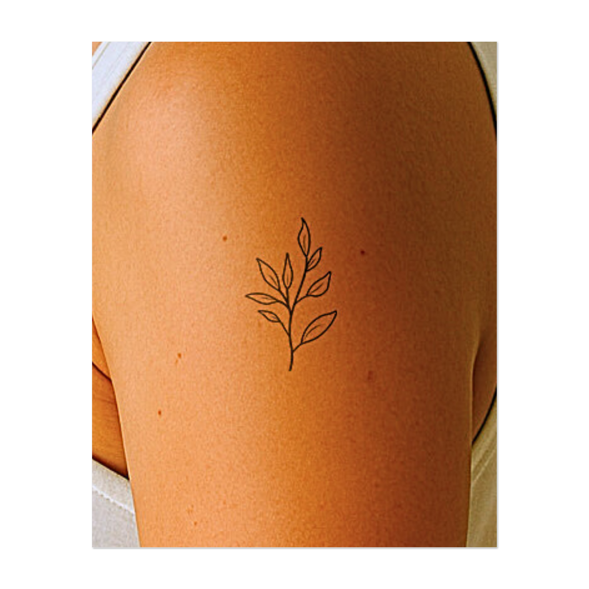 Minimalist botanical tattoo – INKON US